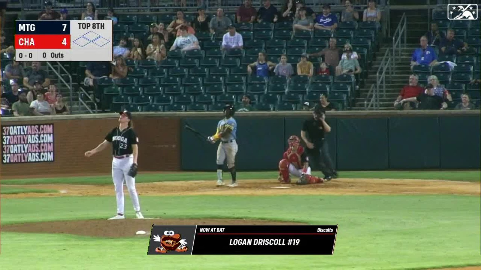 Ronny Simon's solo homer | 07/26/2023 | Biscuits