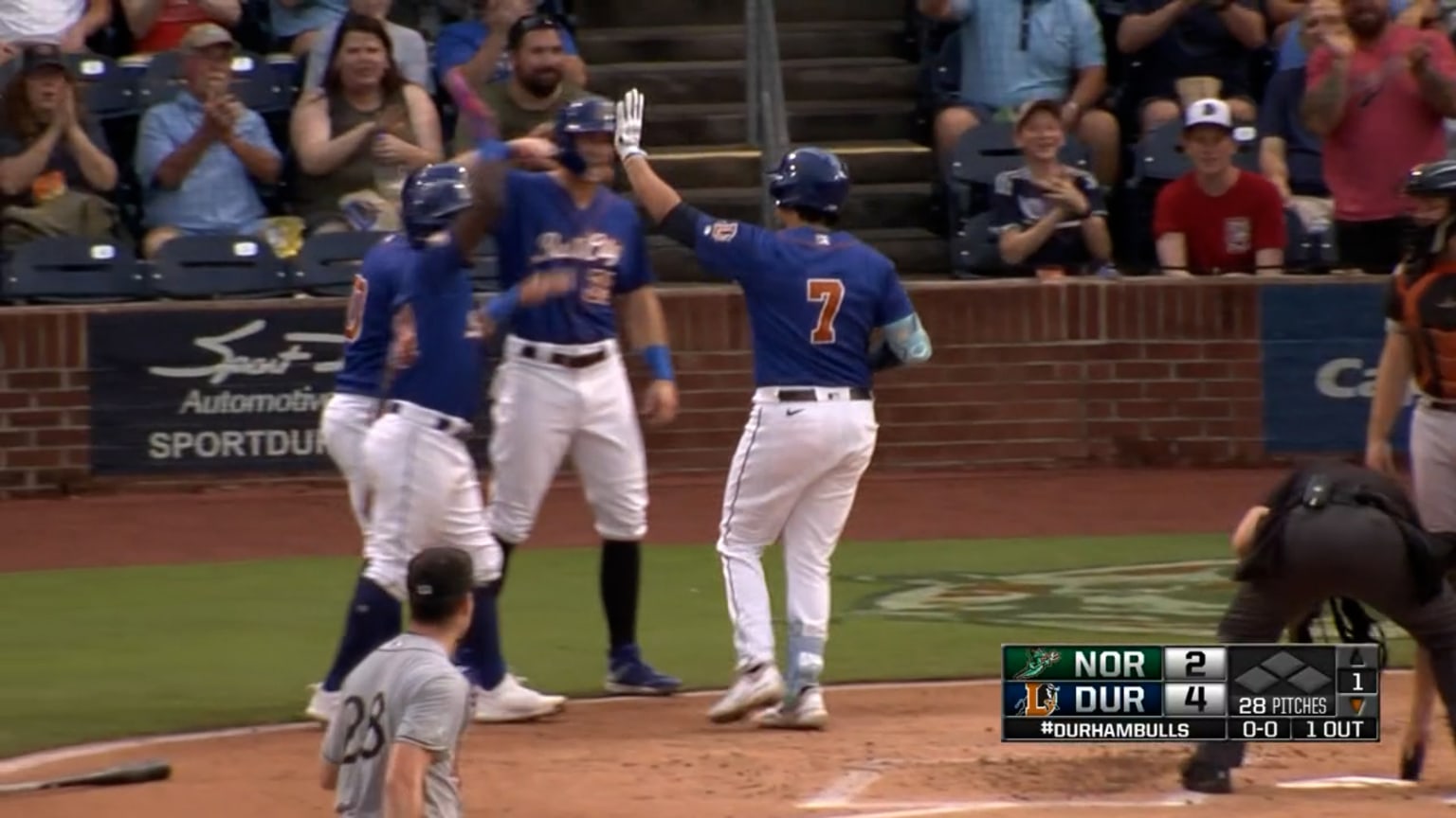 Austin Shenton's two-homer, six RBIs game | 07/07/2024 | Bulls Austin Shenton's two-homer, six RBIs game | 07/07/2024 | Bulls