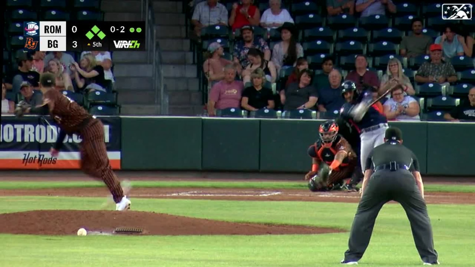 JJ Goss' 6th strikeout | 06/02/2023 | Hot Rods