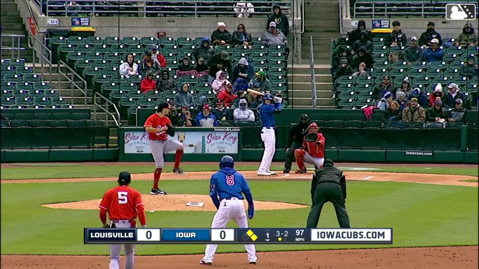 Connor Phillips' first of five strikeouts | 04/20/2024 | Bats