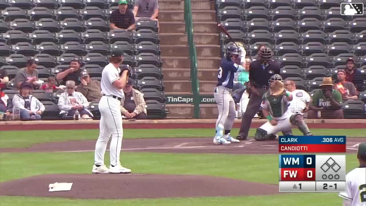Max Clark's leadoff home run | 05/15/2025 | Whitecaps