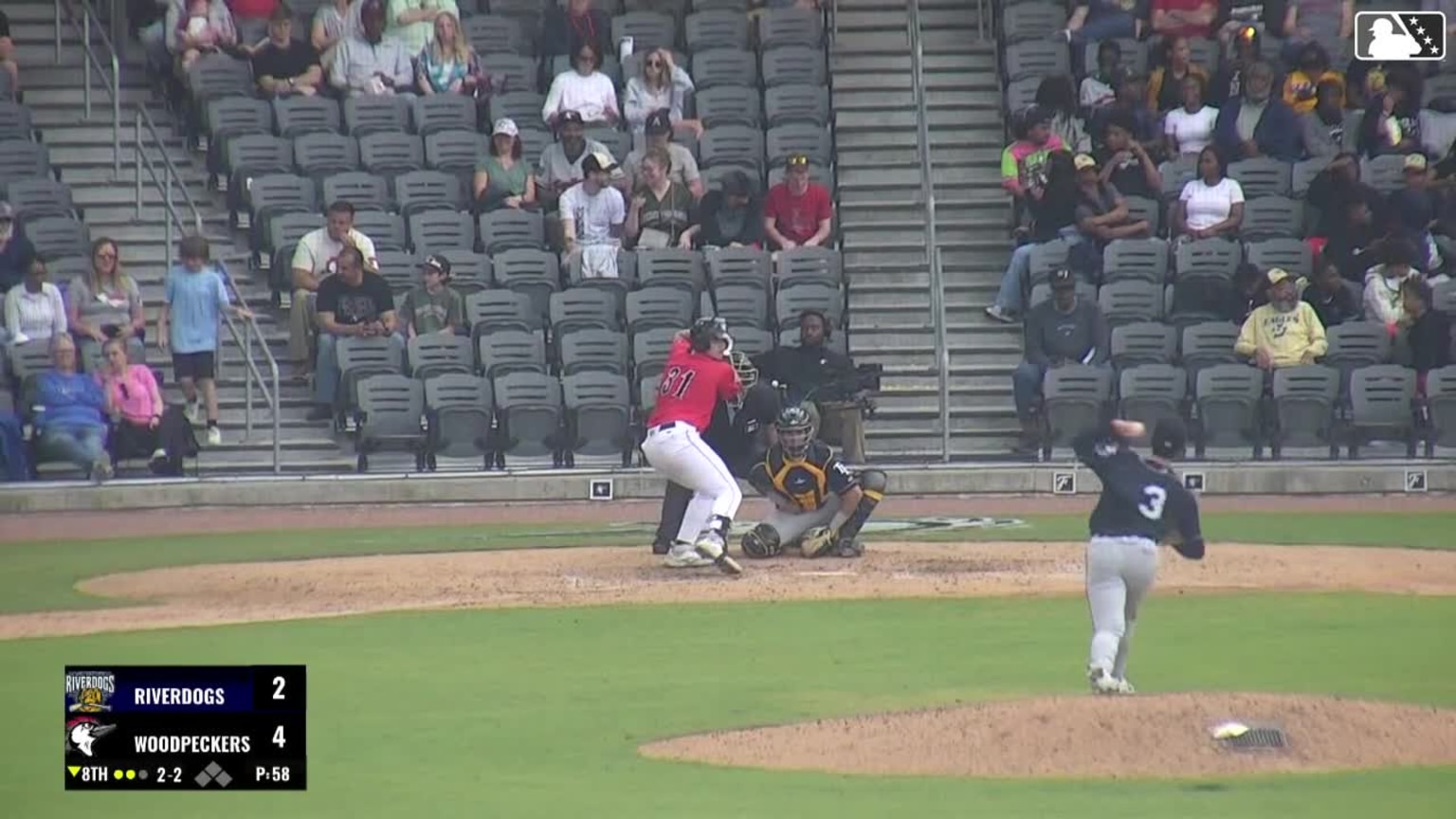 Drew Dowd's sixth strikeout | 04/11/2024 | MiLB.com