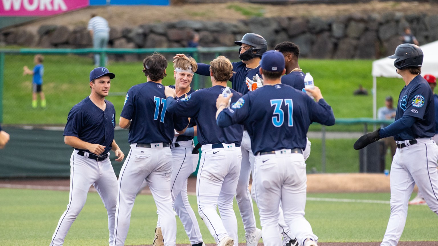 Bill Knight walks it off on a hit-by-pitch | 09/03/2024 | AquaSox