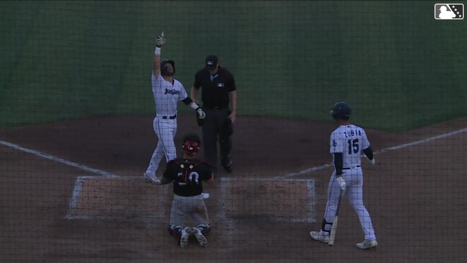 Joe Mack rips a solo homer | 06/22/2024 | Blue Wahoos