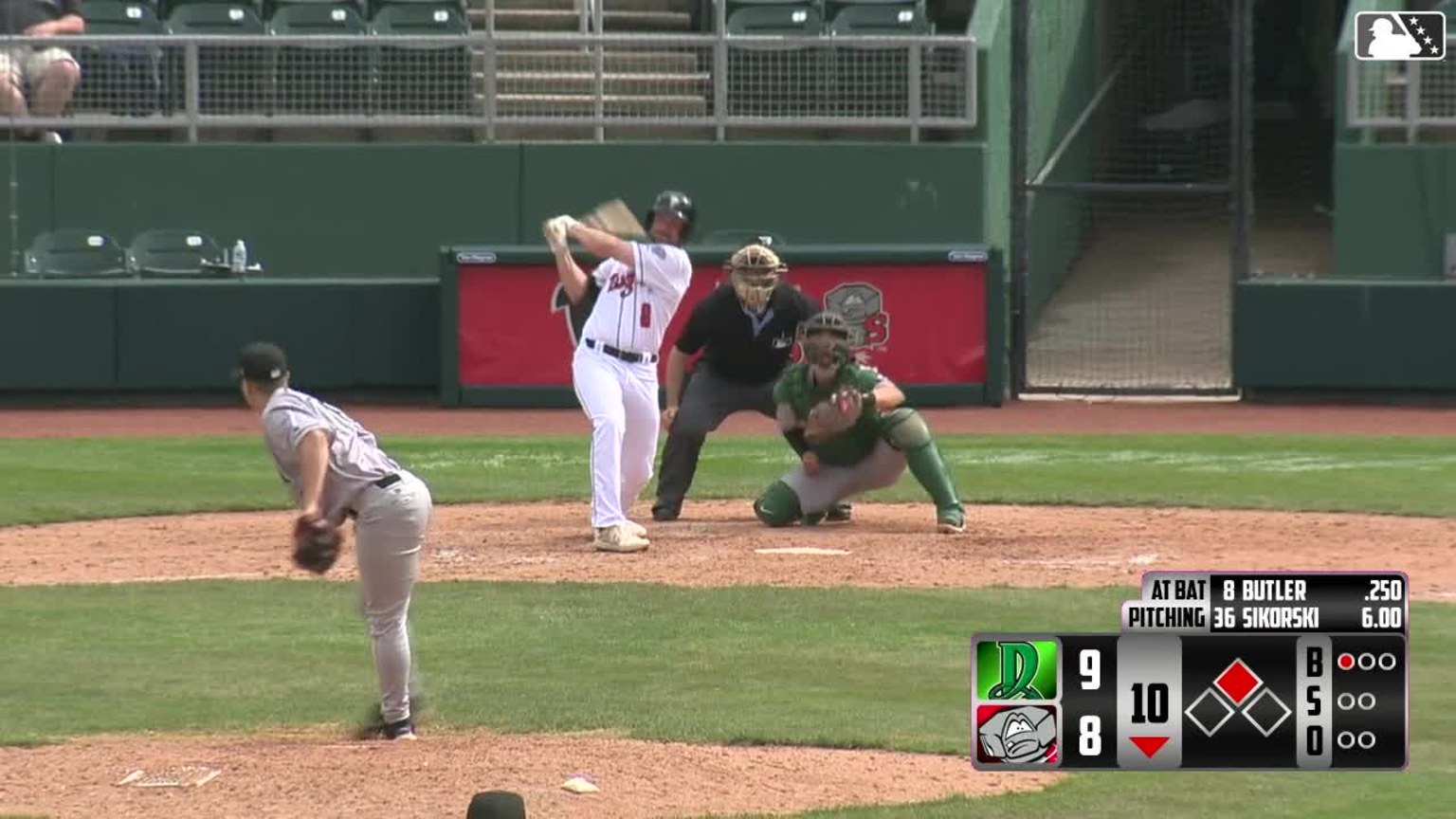 Jonny Butler's walk-off home run | 04/28/2024 | Lugnuts