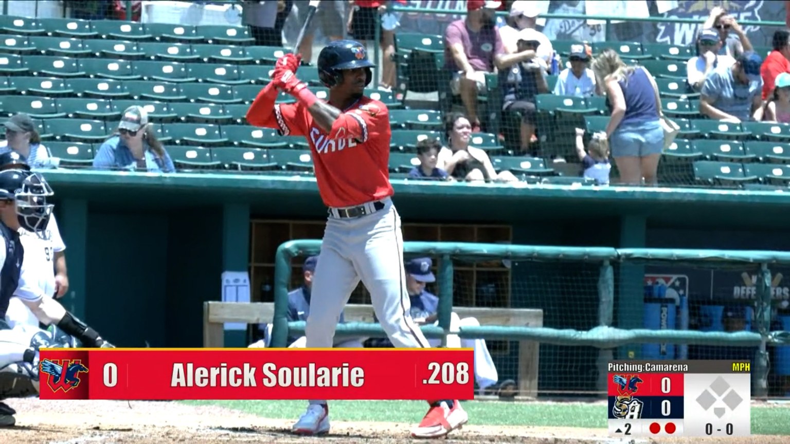 Alerick Soularie's two home runs | 06/11/2023 | Wind Surge