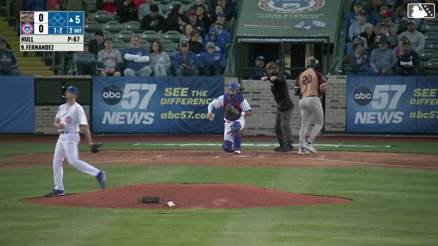 Nick Hull K's five | 04/10/2024 | Cubs