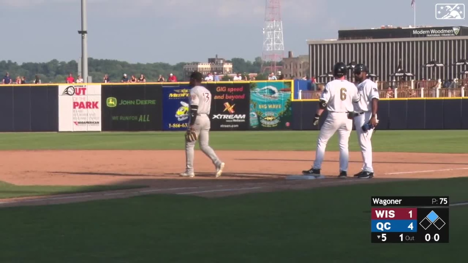 Cayden Wallace's RBI single | 07/03/2023 | River Bandits