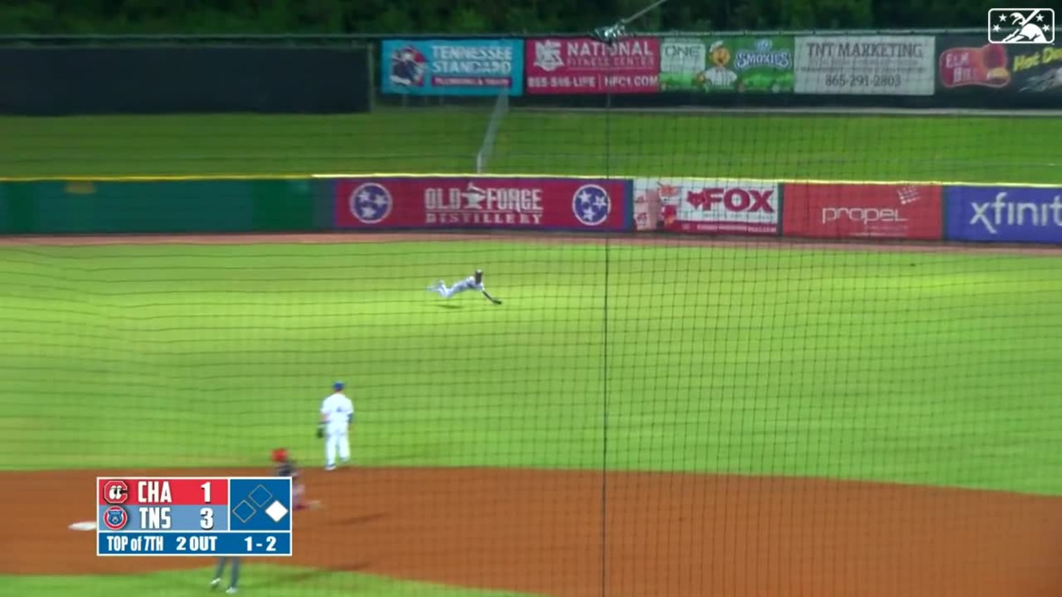 Kevin Alcántara's stupendous grab | 09/20/2023 | Smokies