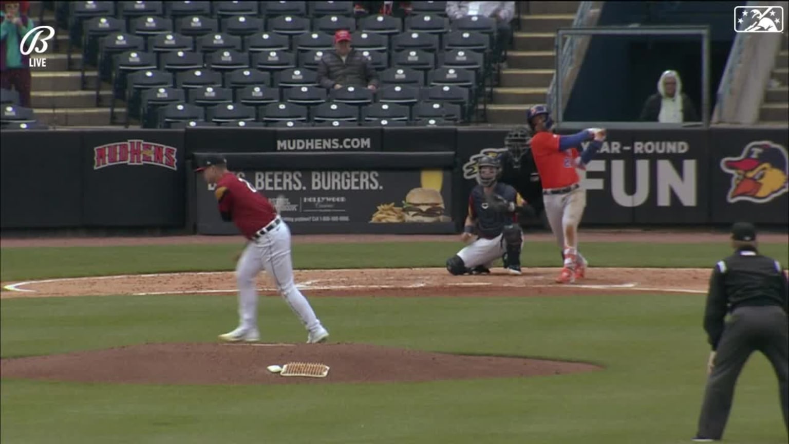 Garrett Hill starts 1-6-3 DP | 04/26/2023 | MiLB.com