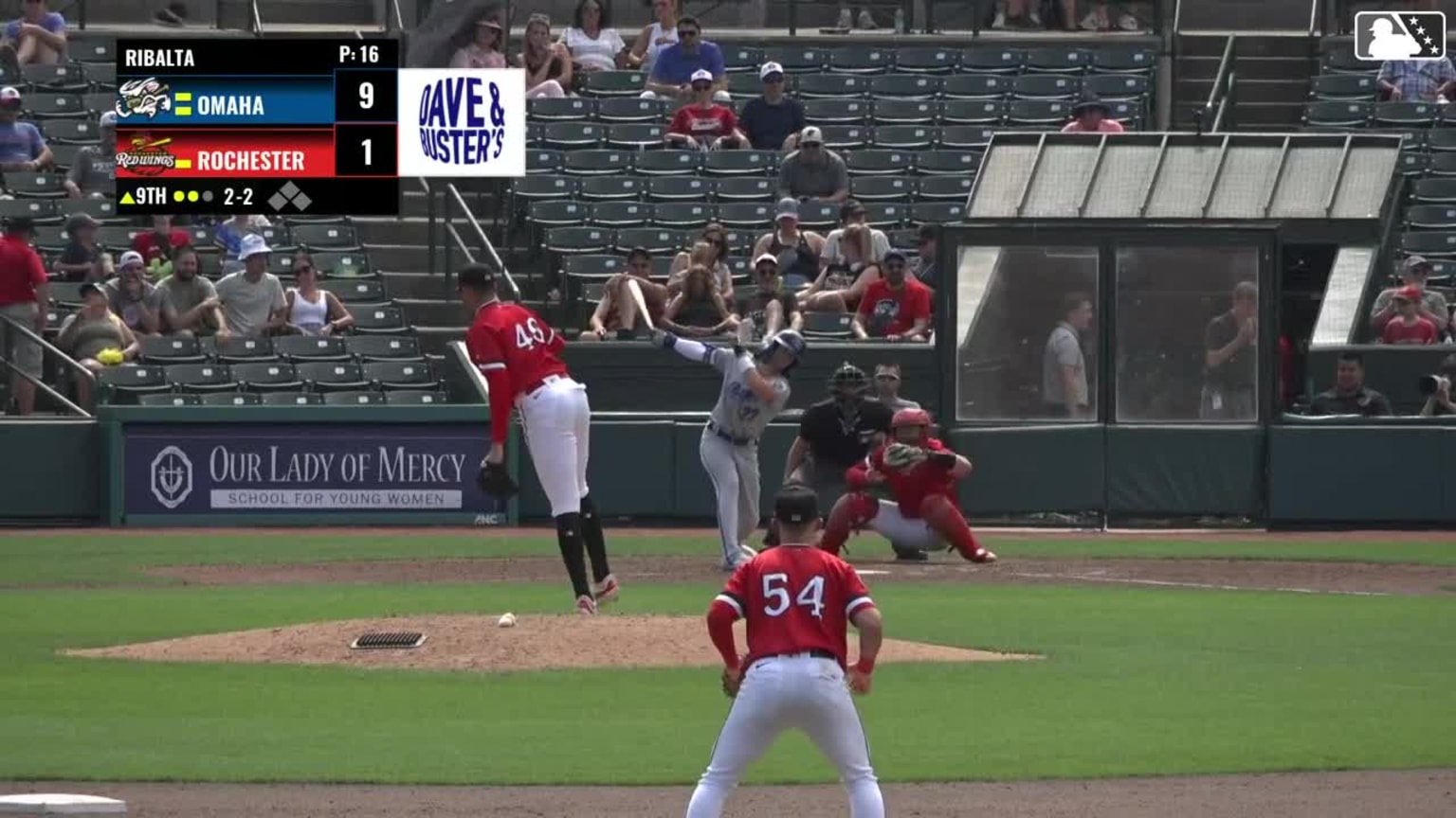 Orlando Ribalta's third strikeout | 08/04/2024 | Red Wings