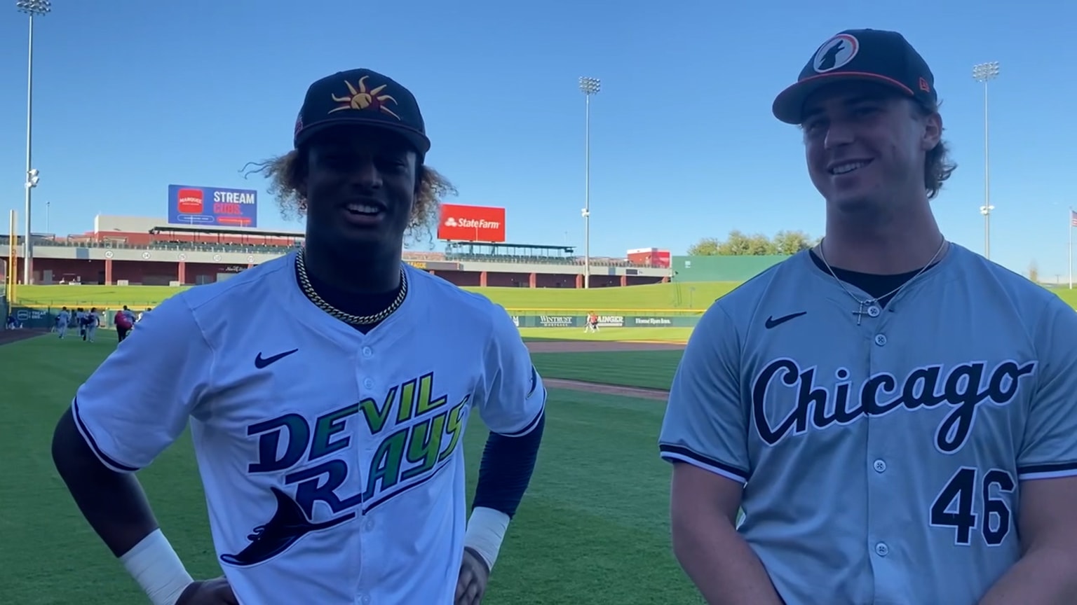 Tre’ Morgan and Grant Taylor on facing off | 10/24/2024 | MiLB.com