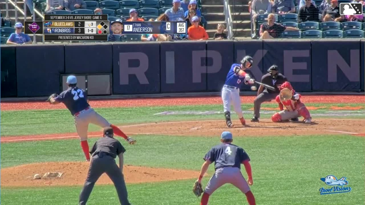Ethan Anderson's RBI single | 09/08/2024 | IronBirds