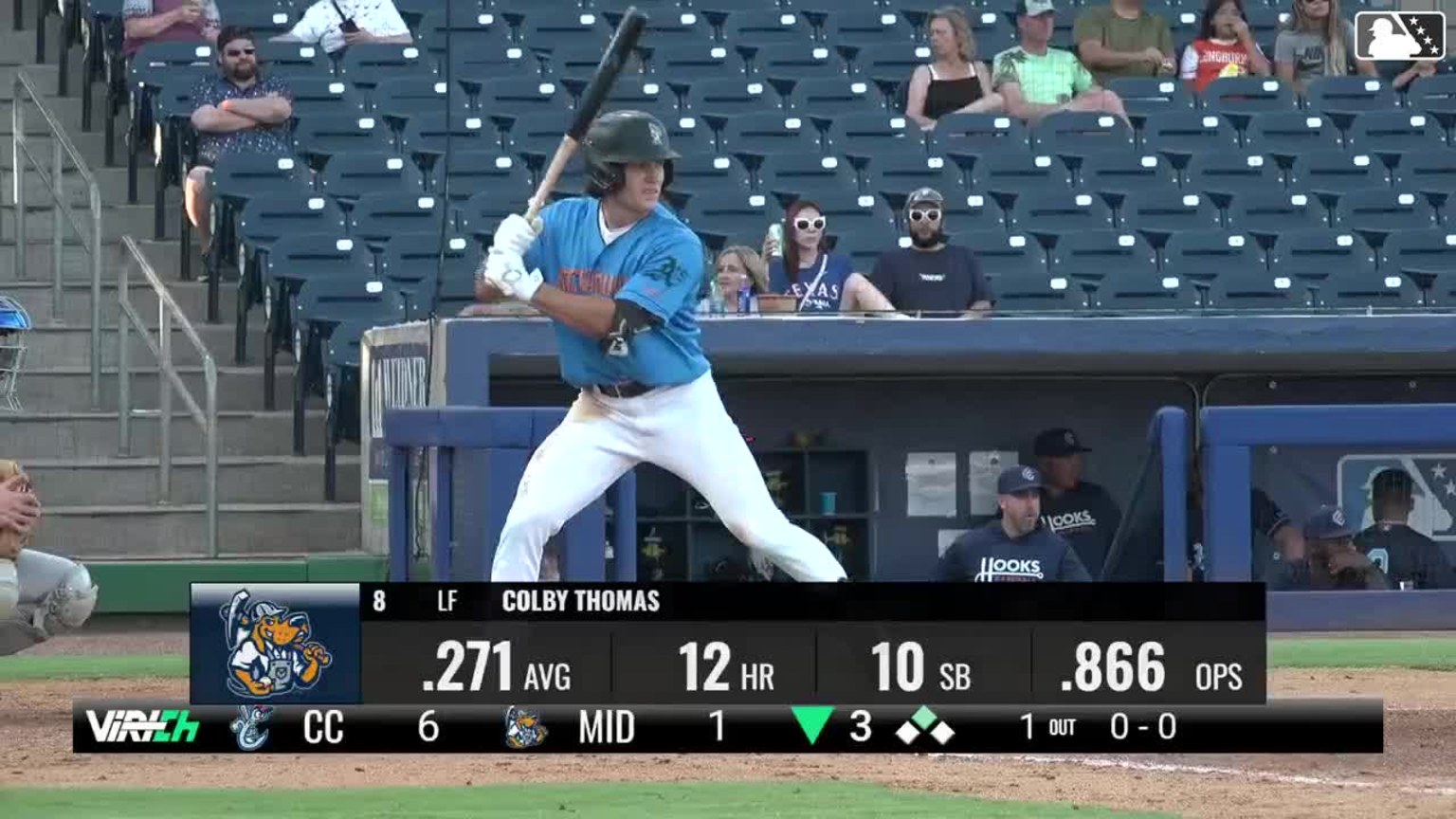Colby Thomas slugs a two-run homer | 05/30/2024 | RockHounds