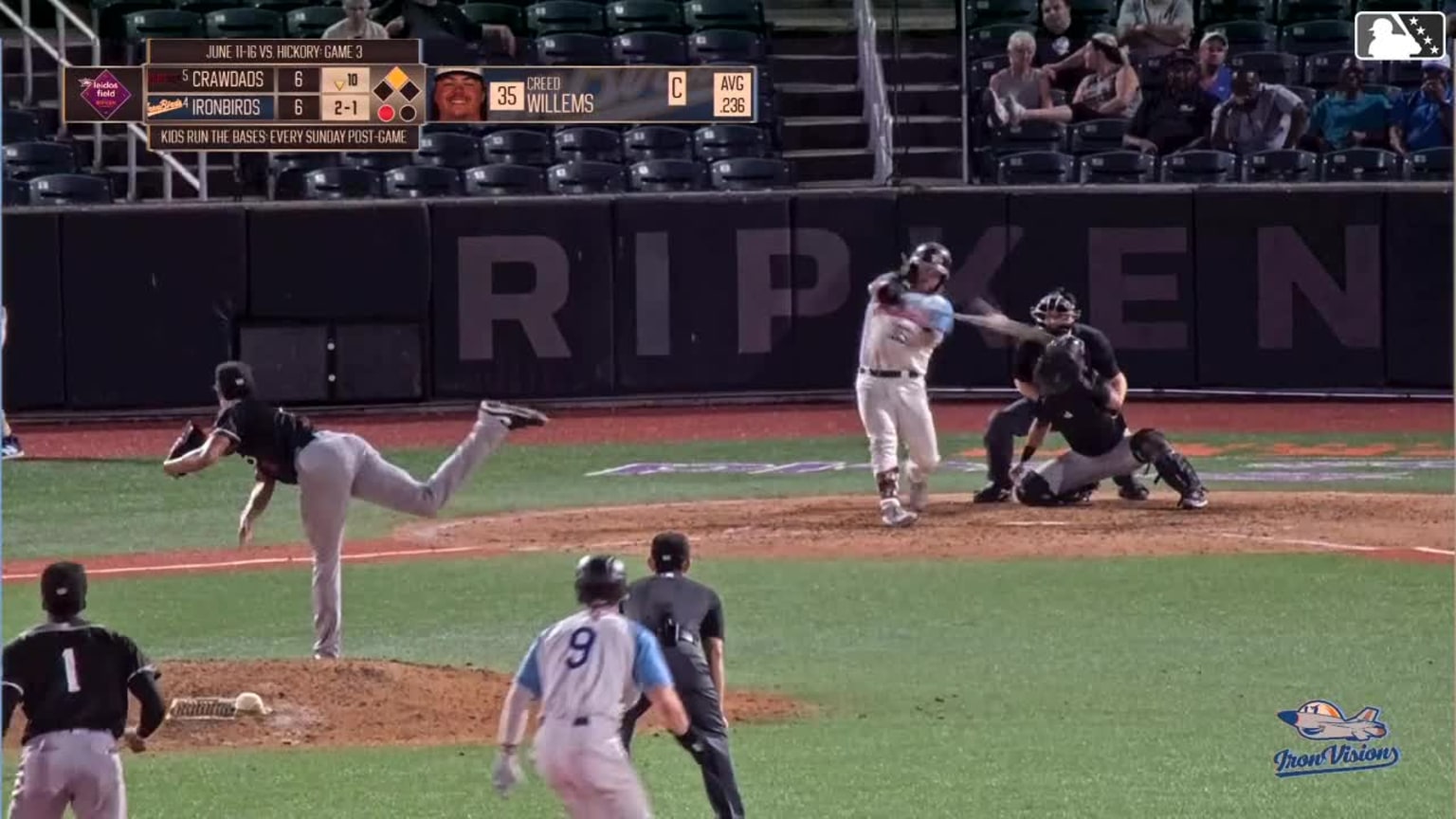 Orioles No. 29 prospect Creed Willems's walk-off HR | 06/14/2024 ...