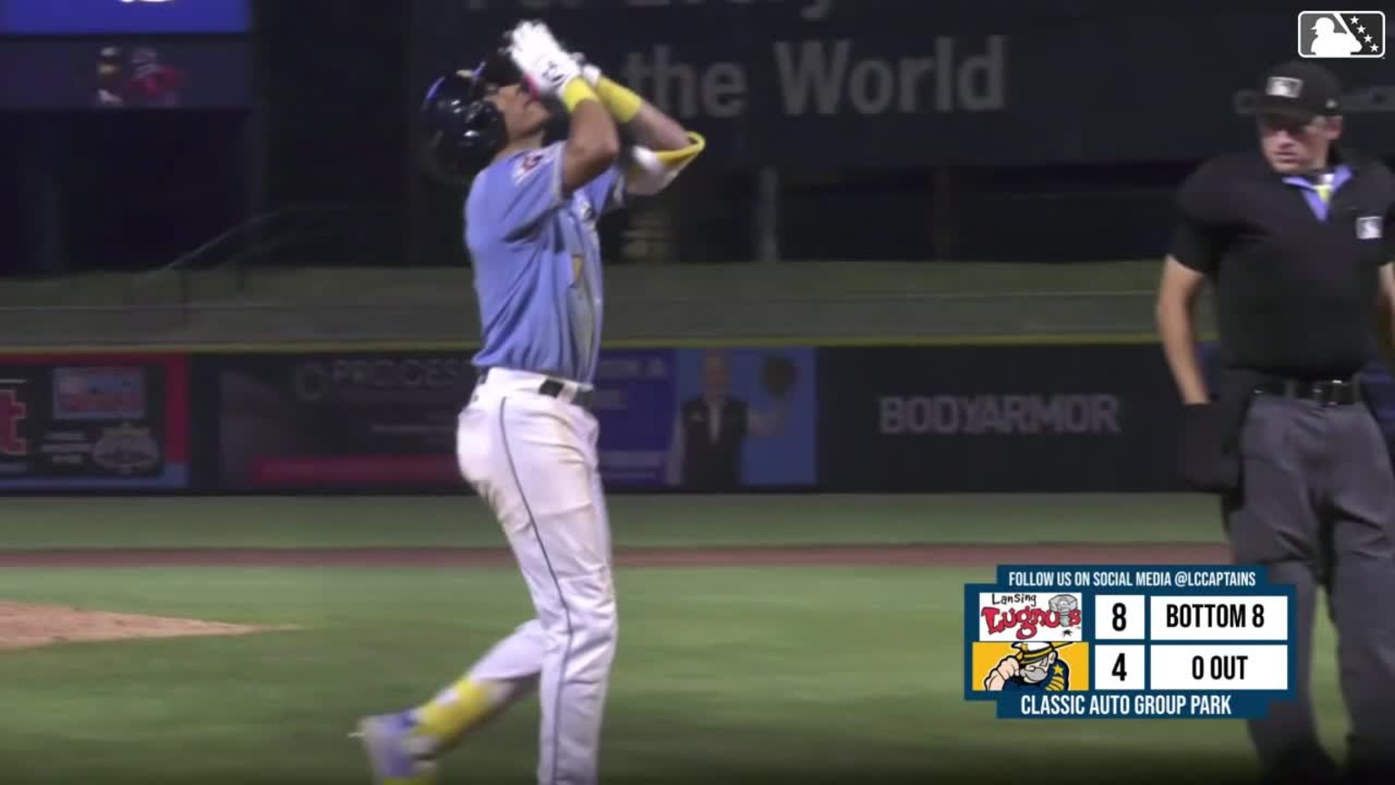 Angel Genao's solo home run | 07/12/2024 | Captains