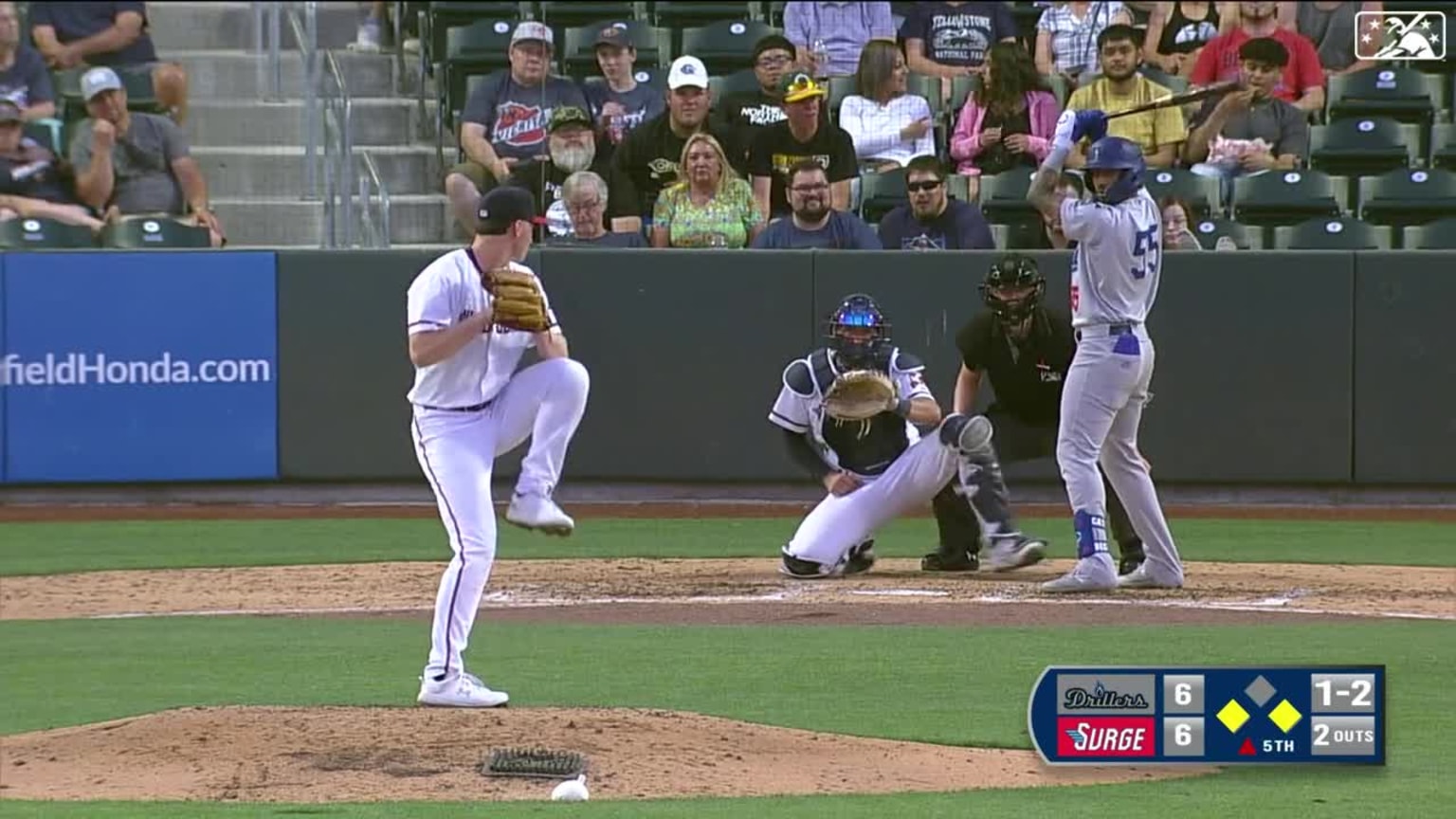 Blayne Enlow's 10th K of the game | 05/31/2023 | Wind Surge