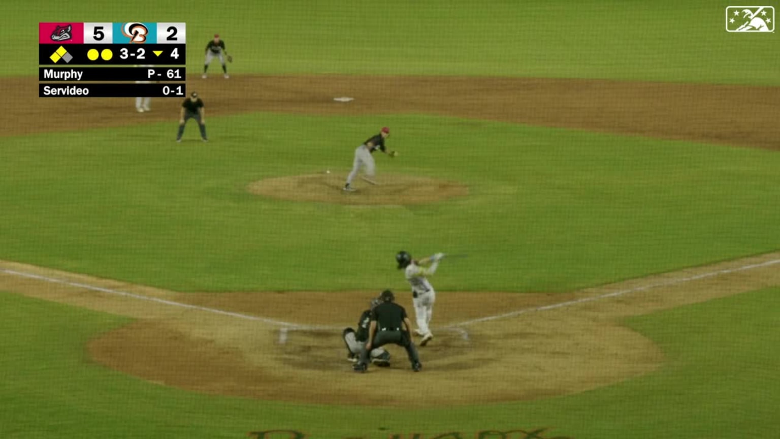 Murphy sets down his 4th batter | 04/30/2023 | Flying Squirrels