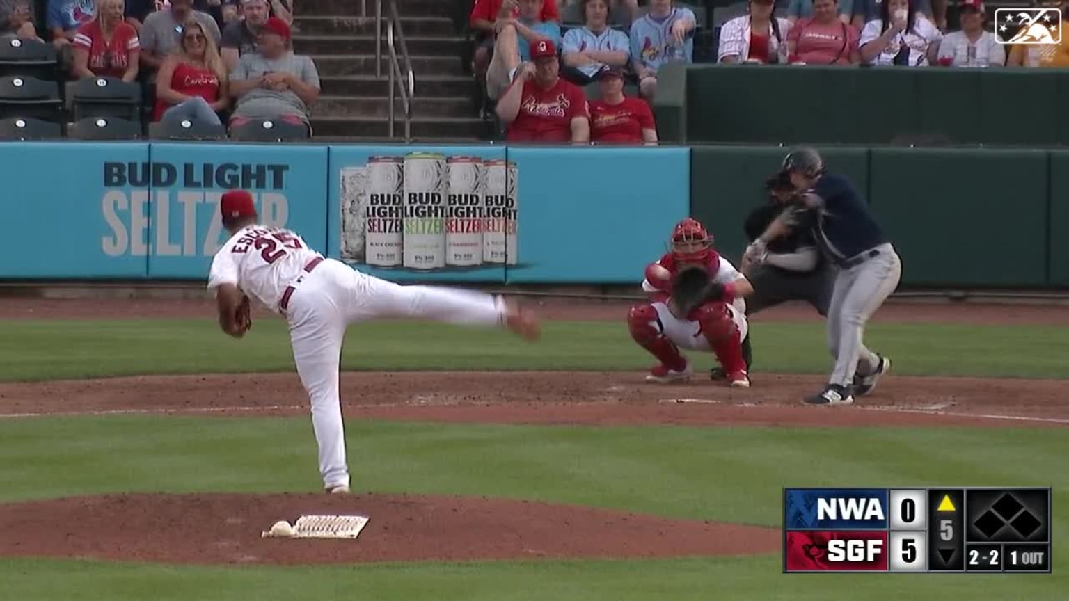 Edgar Escobar's fifth strikeout | 06/07/2023 | MiLB.com