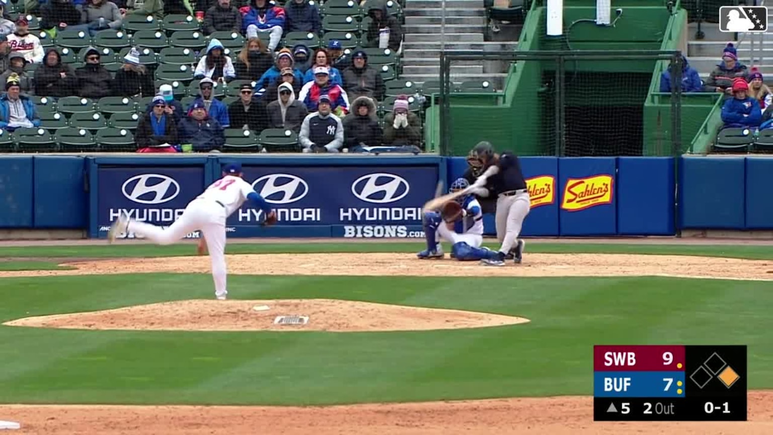 Everson Pereira's two-run home run | 03/29/2024 | RailRiders