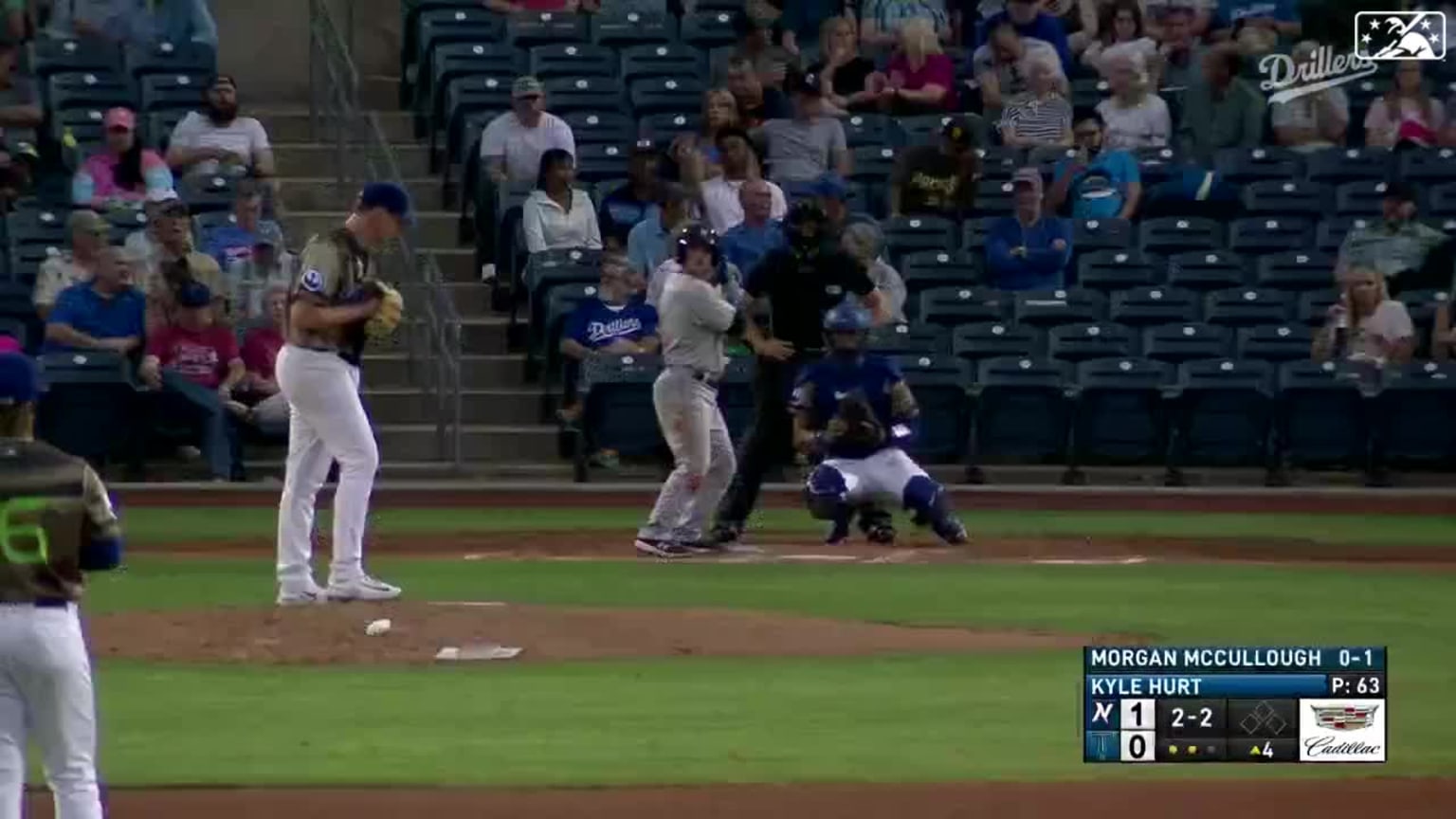 Kyle Hurt's sixth strikeout | 05/26/2023 | Drillers