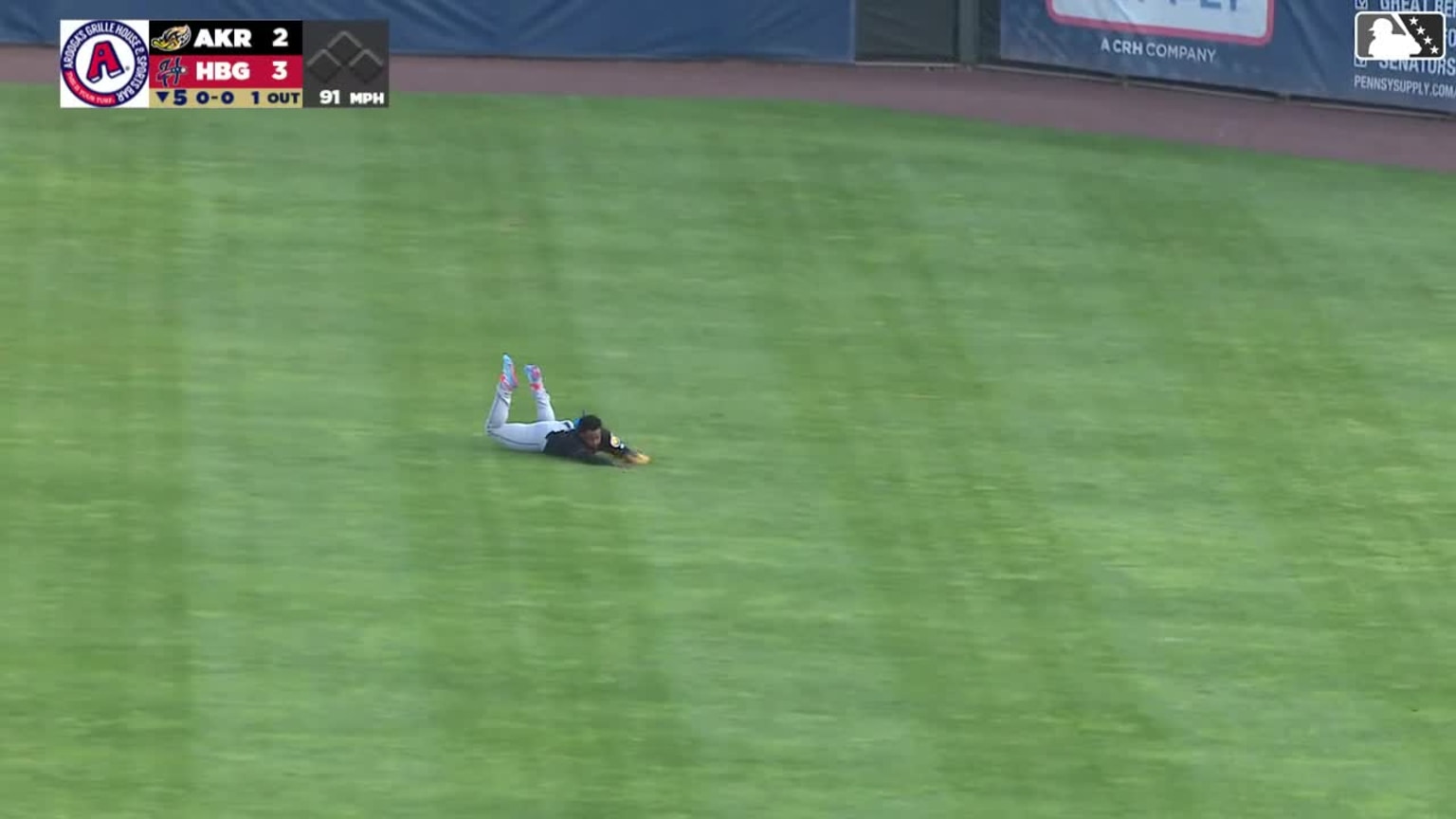 Kahlil Watson's diving catch | 08/01/2024 | RubberDucks
