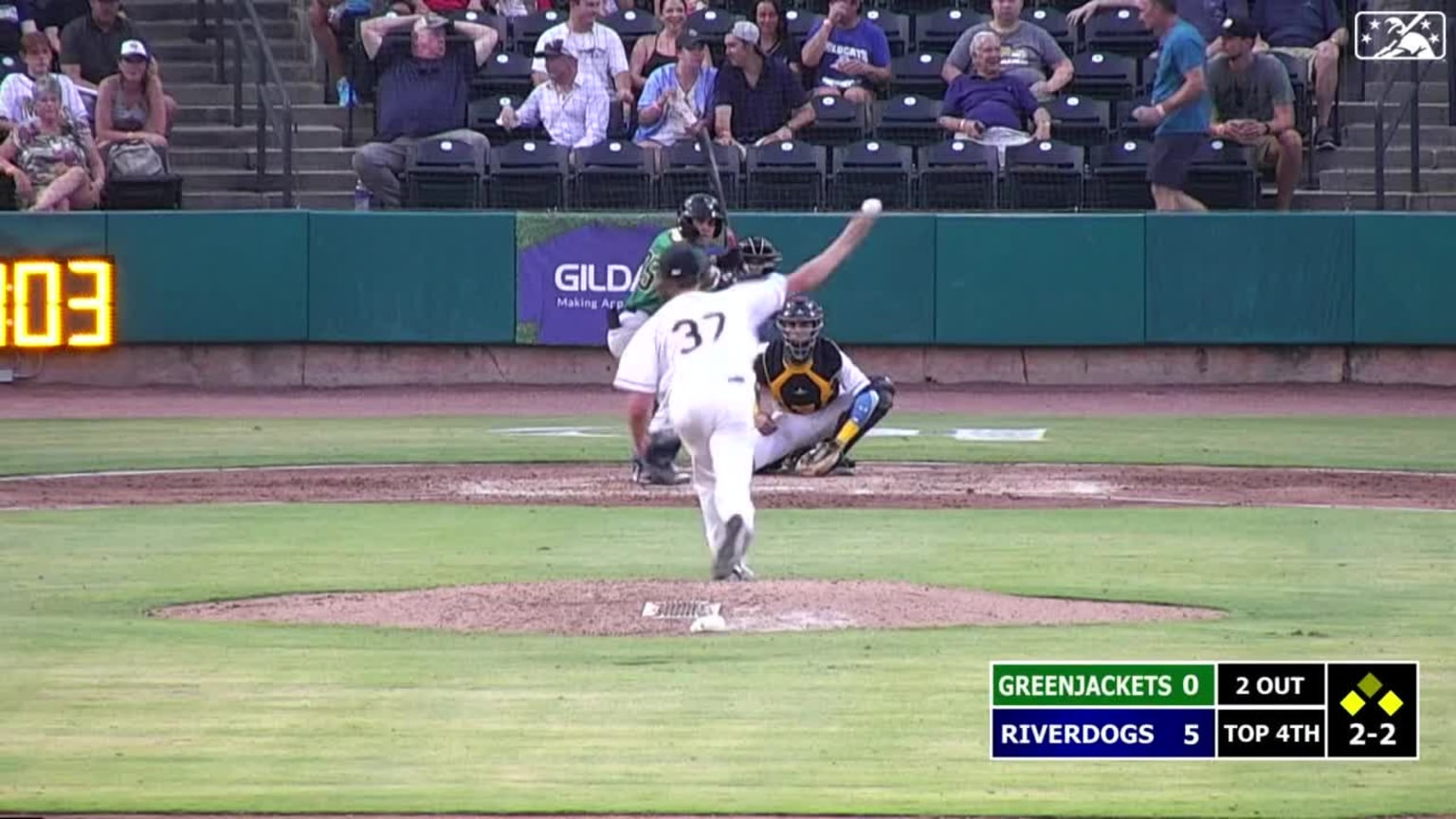 Marcus Johnson's five strikeouts | 07/28/2023 | RiverDogs