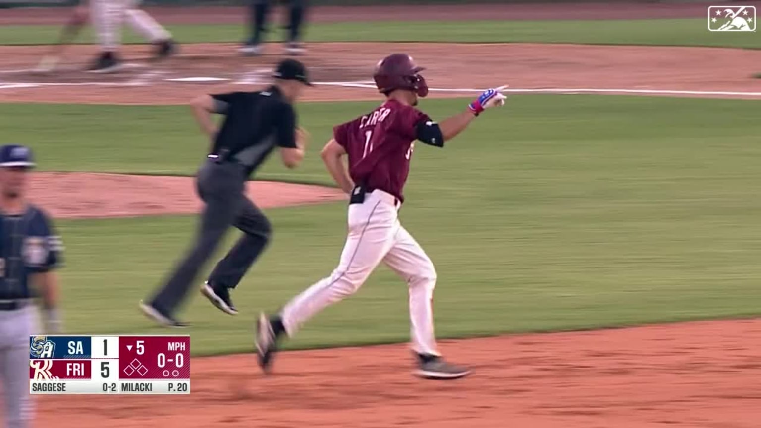 Evan Carter's ninth home run | 07/19/2023 | RoughRiders