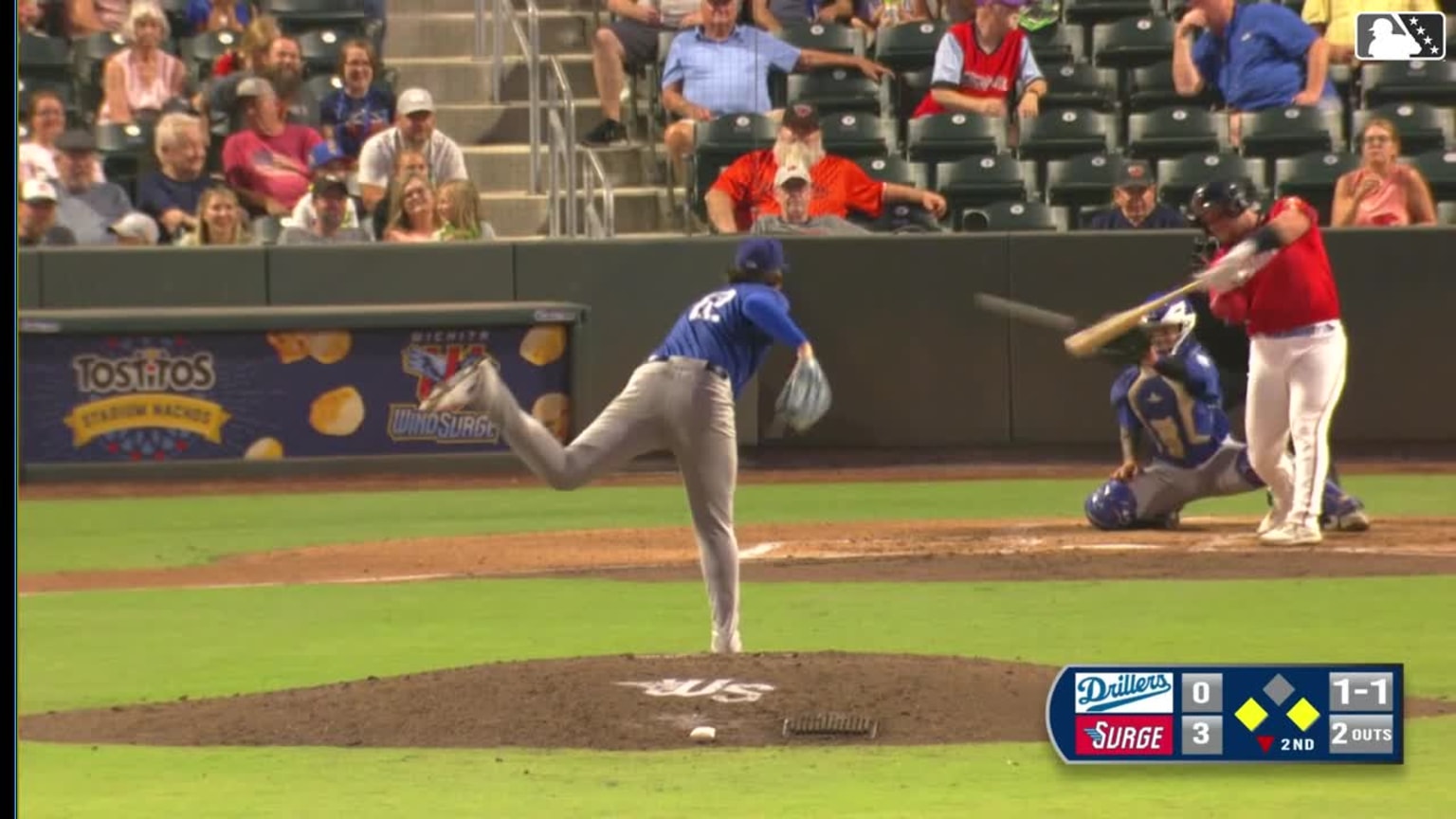 Andrew Cossetti's three-run triple | 09/14/2024 | Wind Surge