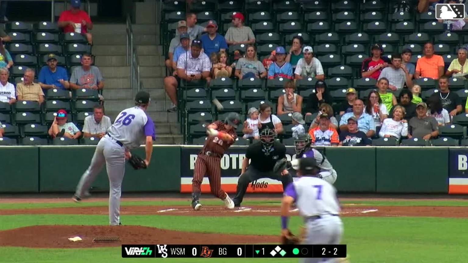 Brayden Taylor's RBI double | 07/26/2024 | Hot Rods