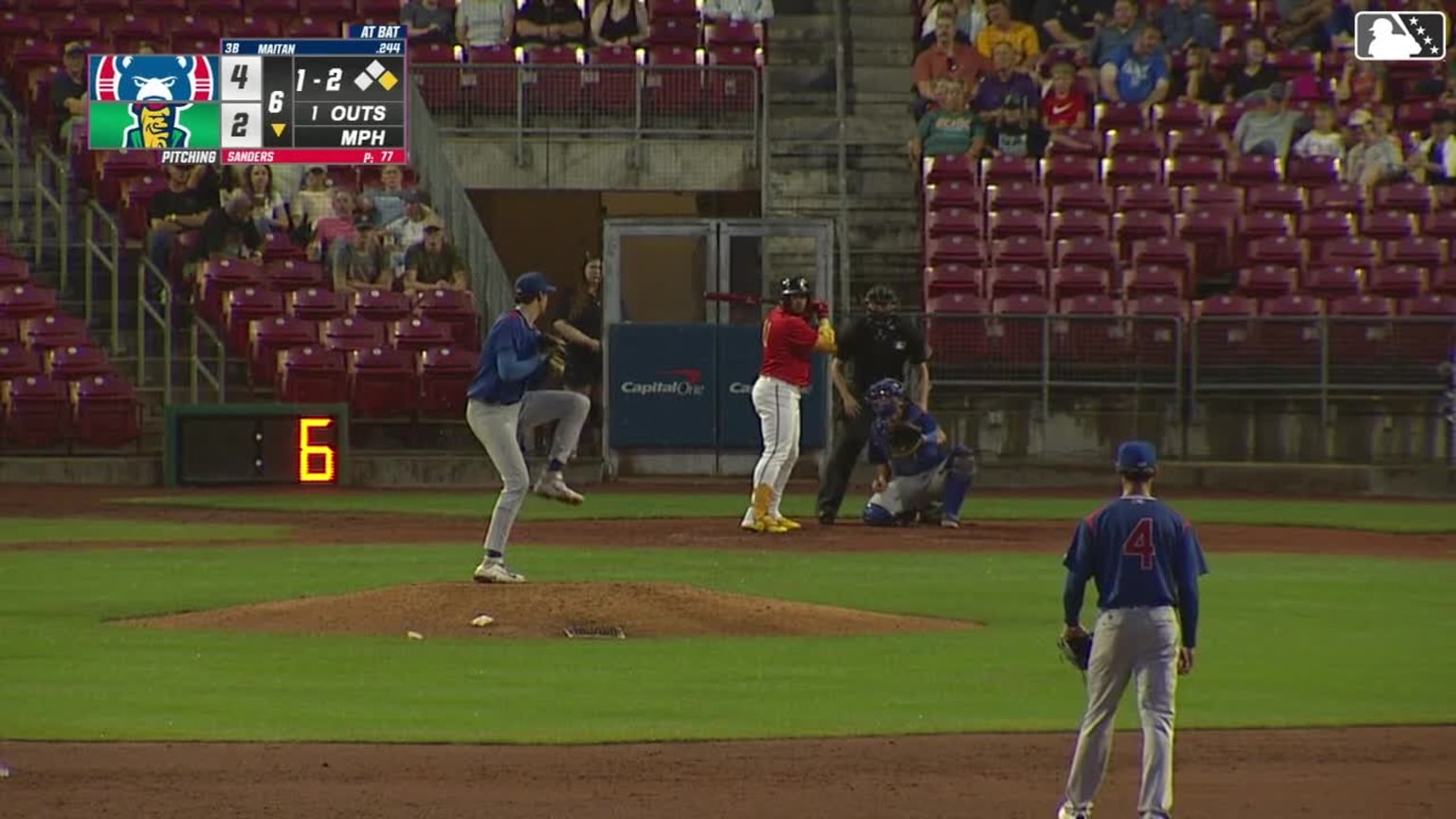 Will Sanders' career-high eighth strikeout | 08/16/2024 | Cubs