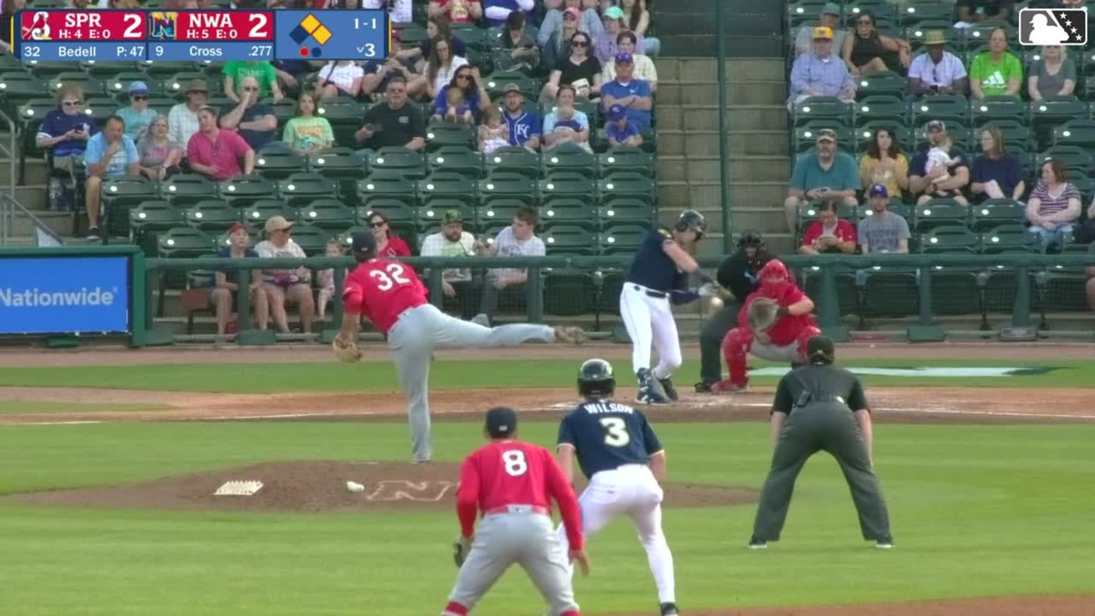 Gavin Cross' three-run homer to right | 05/12/2024 | MiLB.com