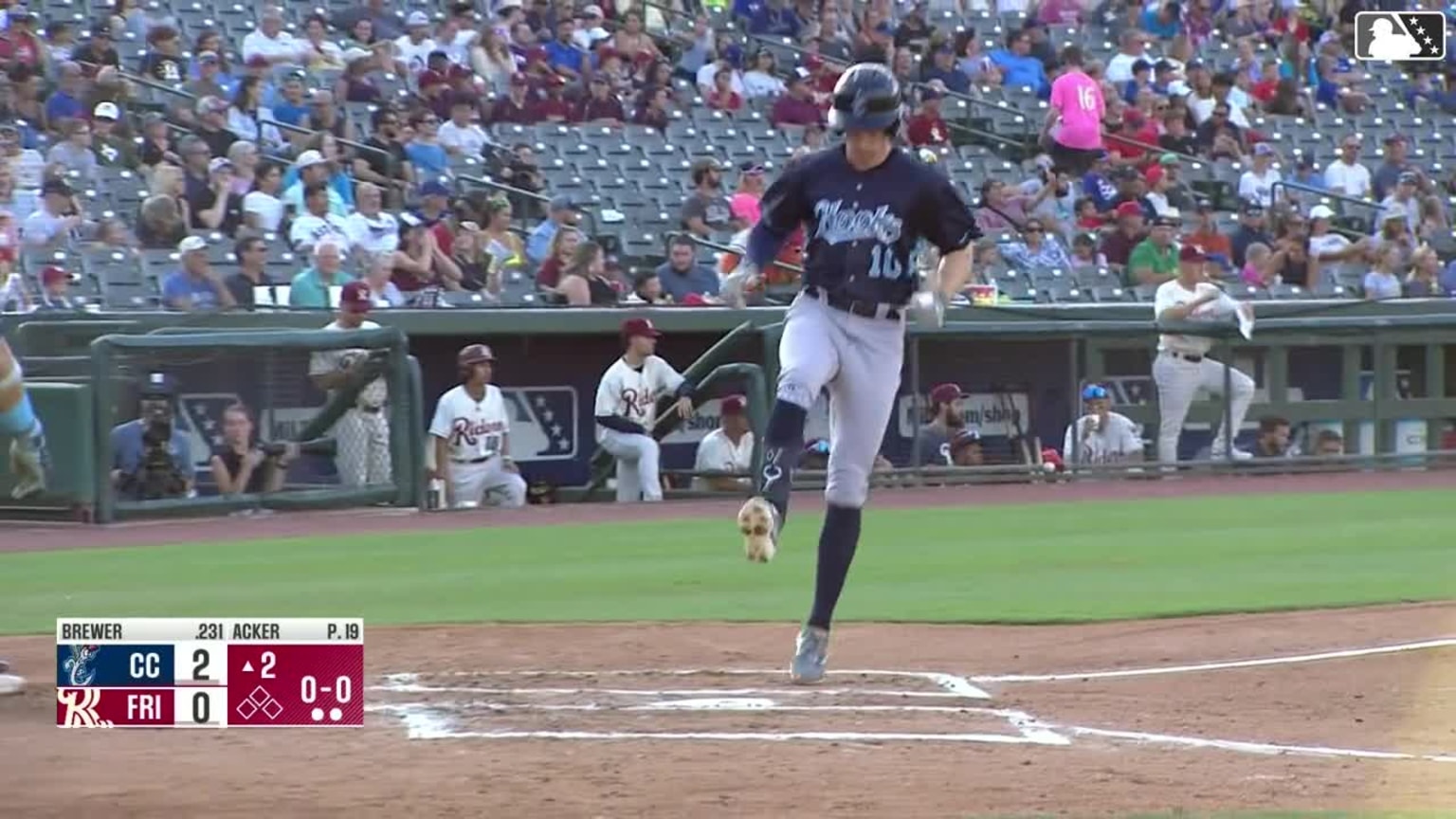 Zach Cole's two-run home run | 06/30/2024 | Hooks