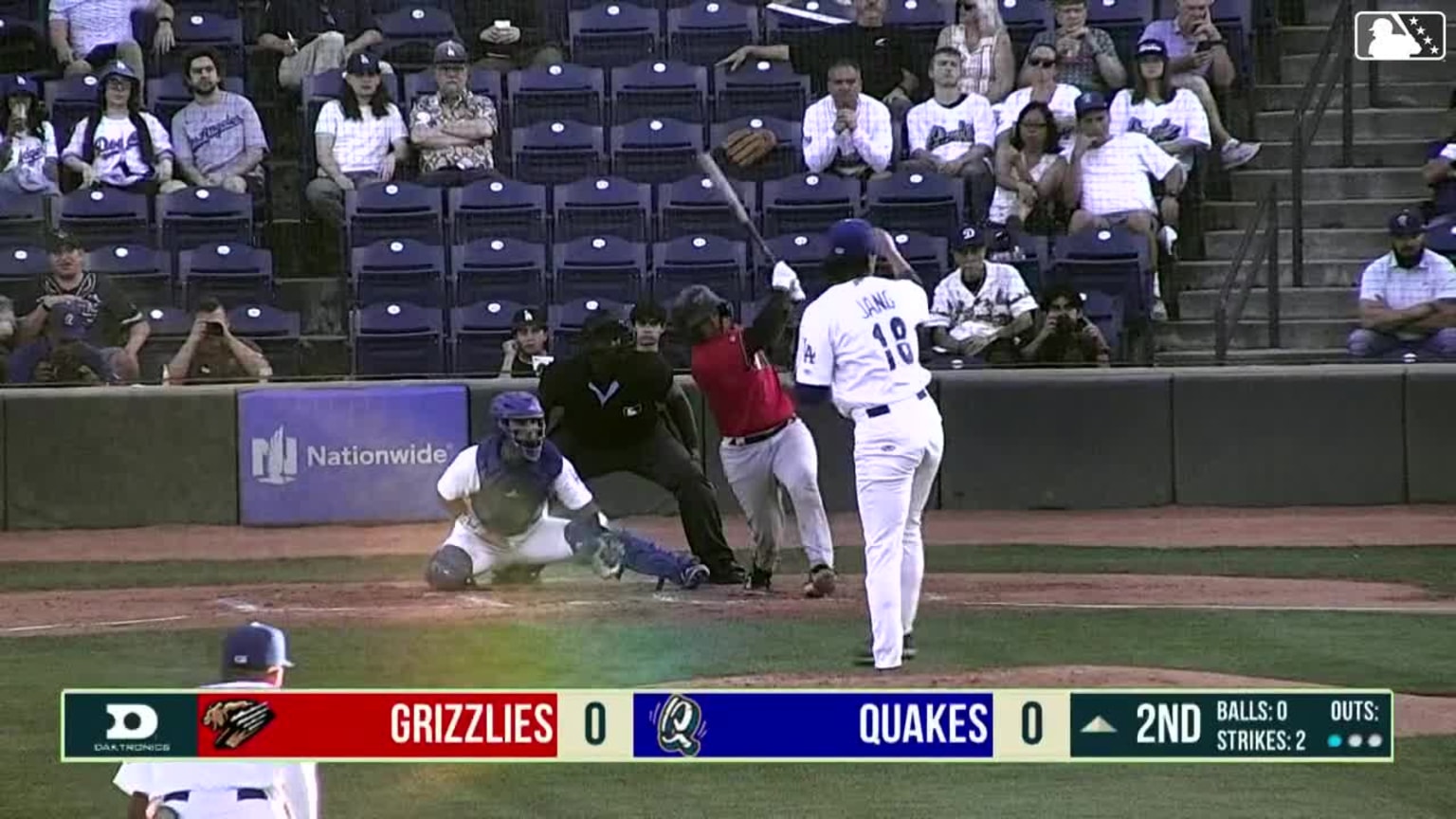 Darius Perry's three-run double | 08/09/2024 | Grizzlies