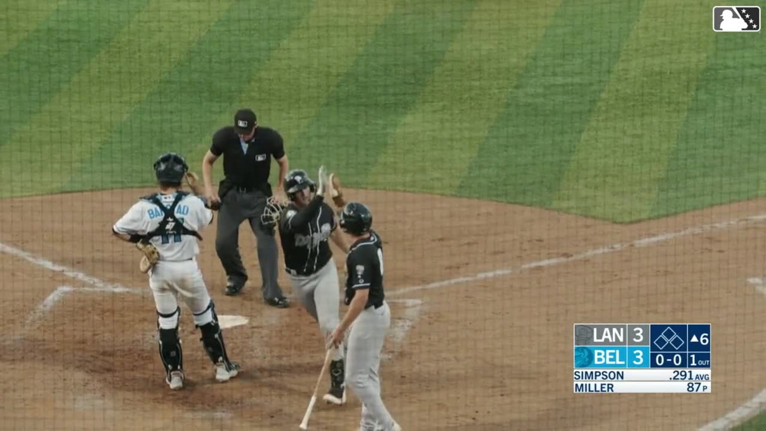 Will Simpson's two-run home run | 06/19/2024 | Lugnuts