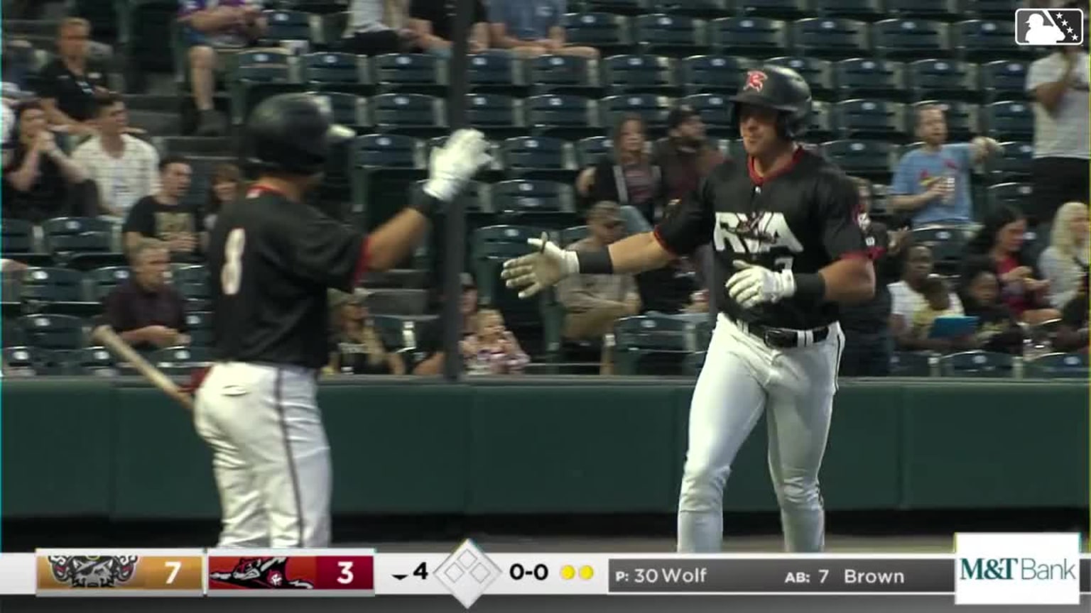 Vaun Brown skies a solo home run to left-center | 05/30/2024 | Flying ...