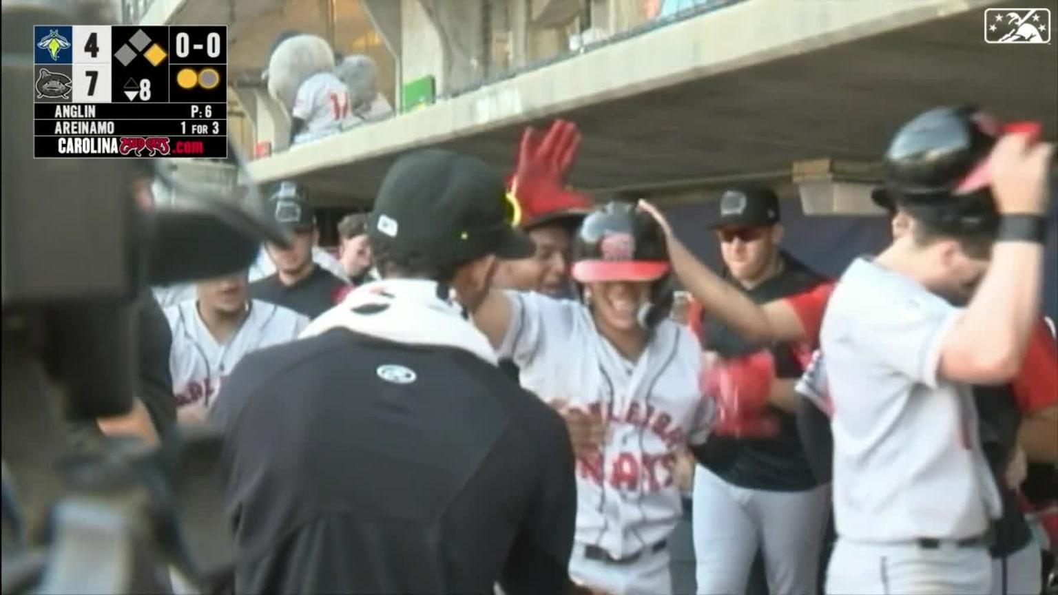 Jadher Areinamo's a two-run homer | 08/26/2023 | Mudcats