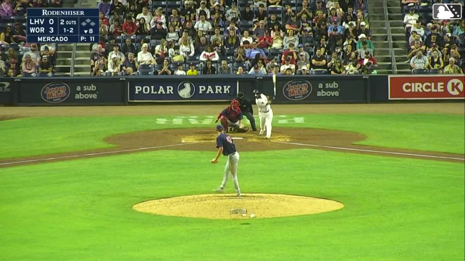 Michael Mercado records his second K | 08/17/2024 | IronPigs