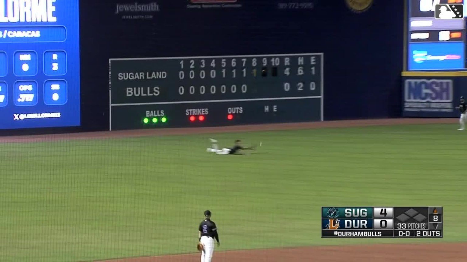 Dru Baker's spectacular diving catch | 04/04/2025 | MiLB.com