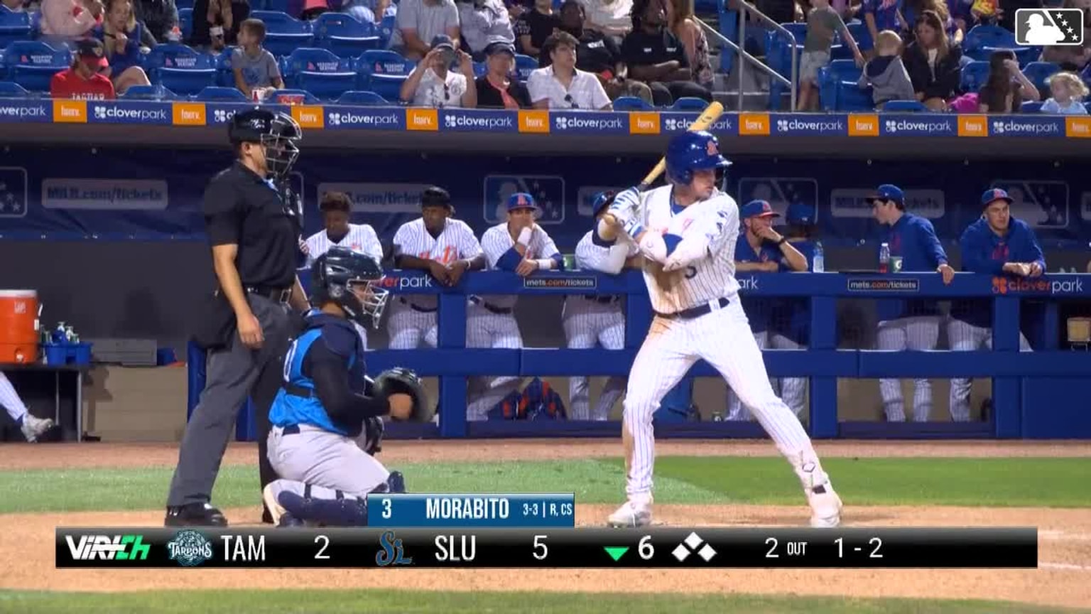 Nick Morabito collects an RBI on 4th hit of the night | 04/17/2024 | Mets