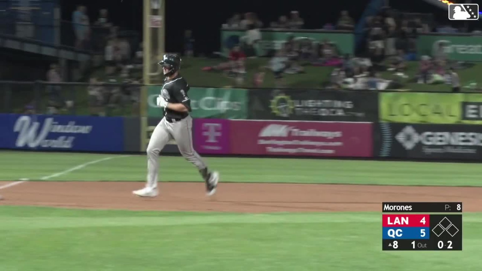 Will Simpson's solo home run | 08/24/2024 | Lugnuts