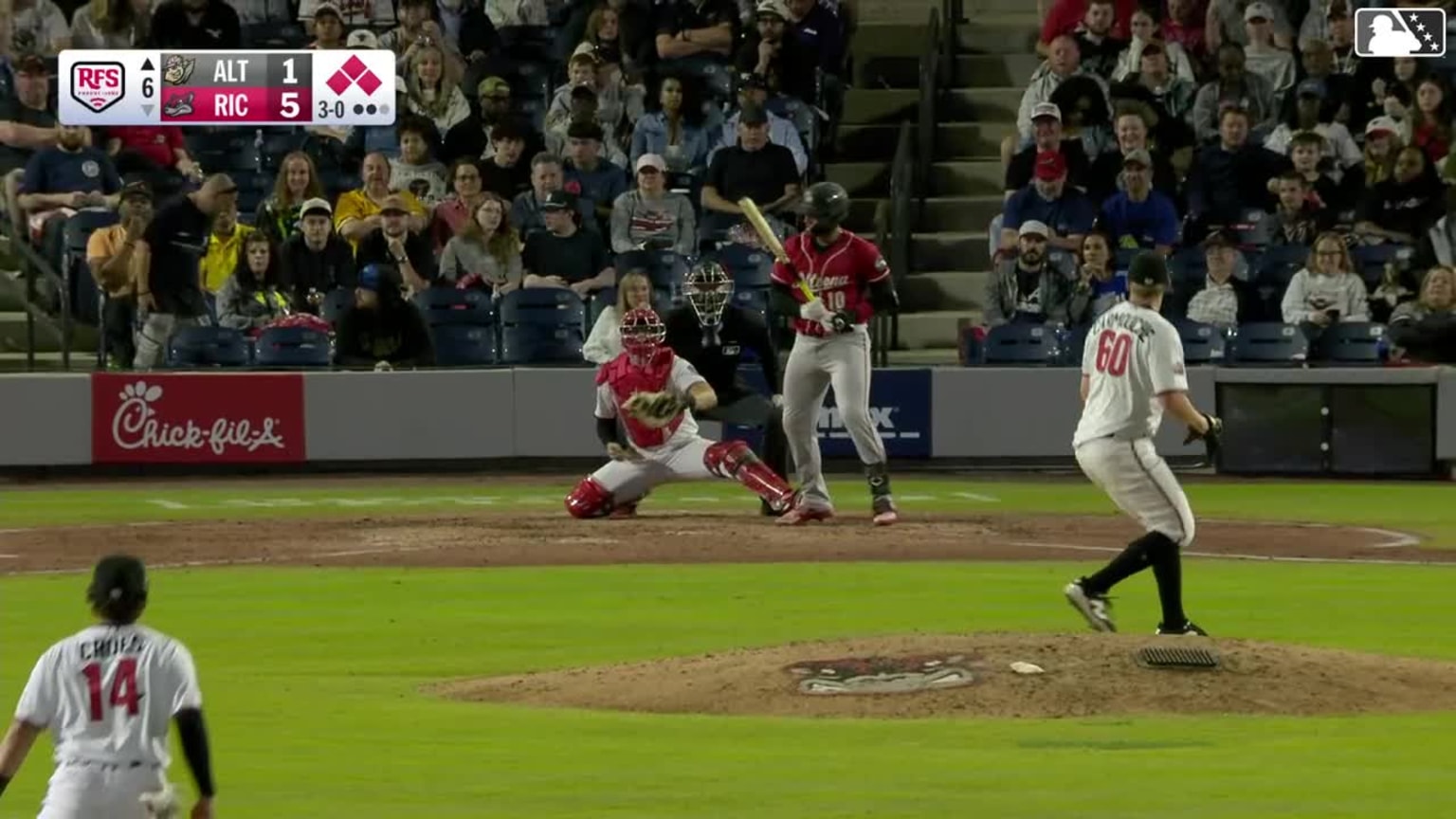 Shawn Ross walks. Keiner Delgado scores. Duce Gourson to 3rd. Mitch ...
