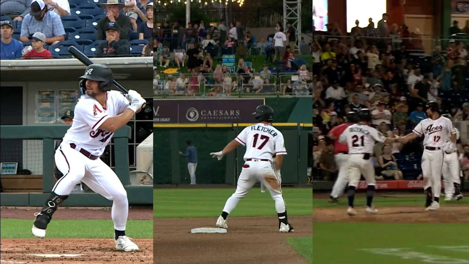 Dominic Fletcher's four-hit game | 08/12/2023 | Aces