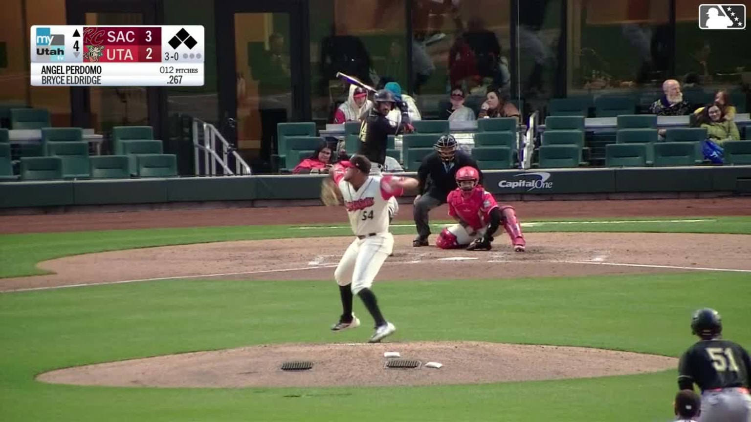 Bryce Eldridge walks. Thomas Gavello scores. Drew Gilbert to 3rd. Jesus ...