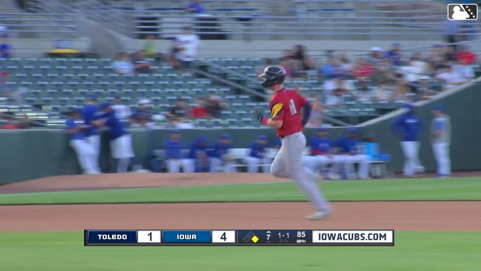 Justice Bigbie's two-run home run | 06/07/2024 | Mud Hens