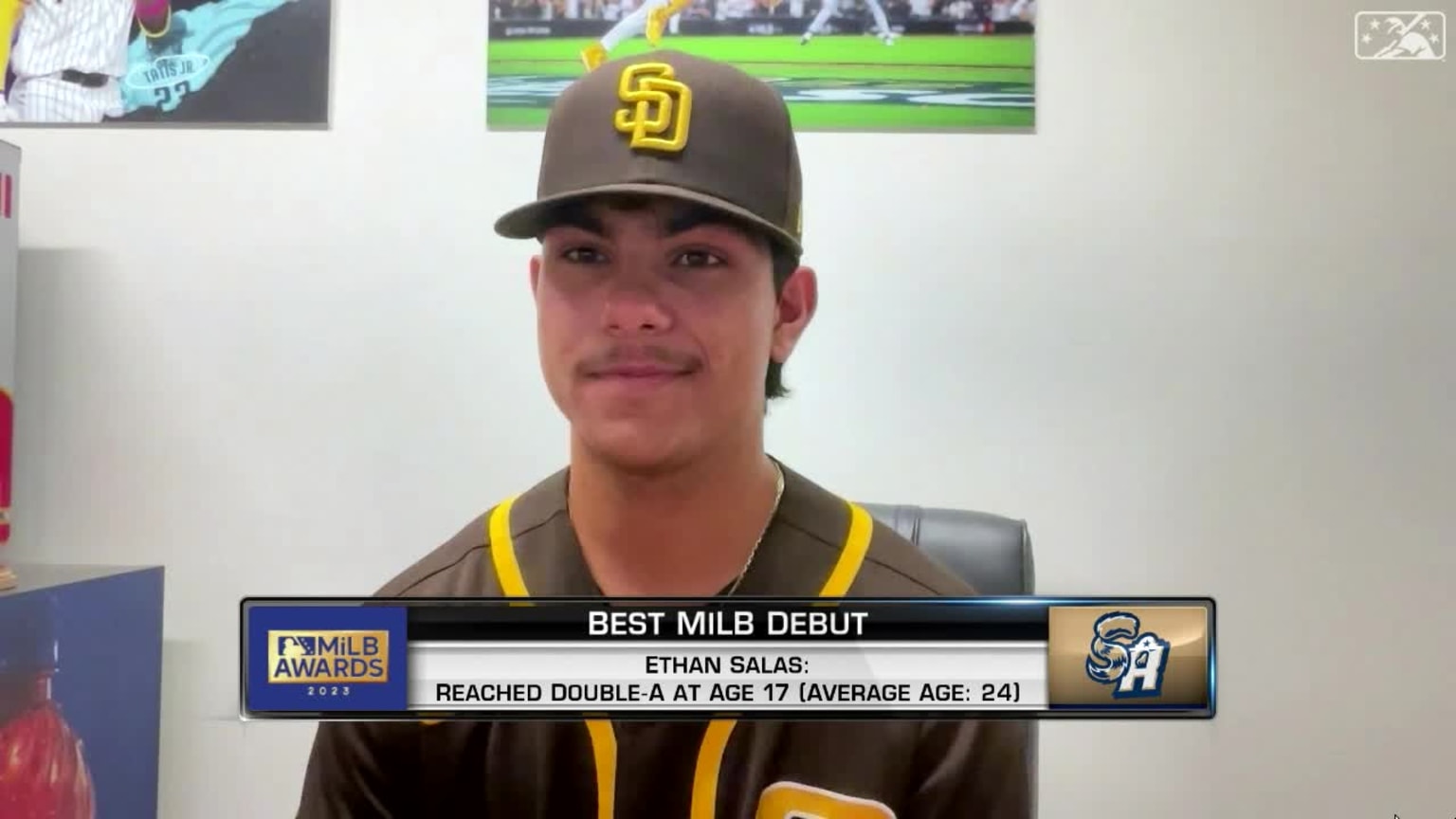 MiLB Awards: Junior Caminero | 10/03/2023 | MiLB.com