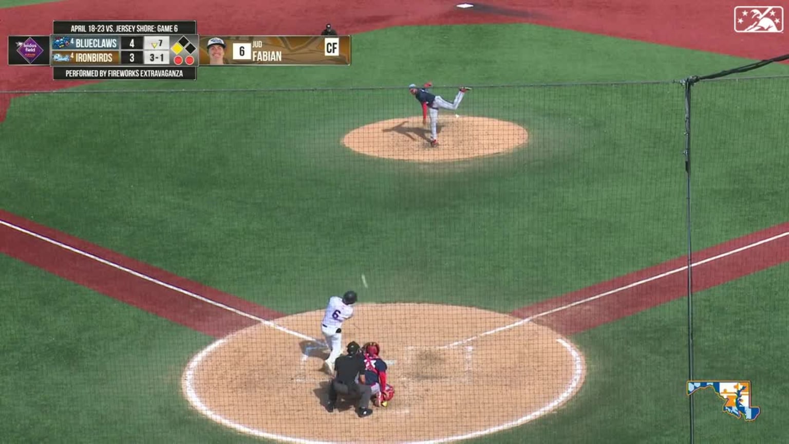 Jud Fabian's go-ahead home run | 04/23/2023 | IronBirds