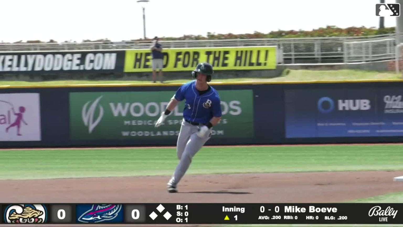 Mike Boeve's first triple | 04/24/2024 | Shuckers