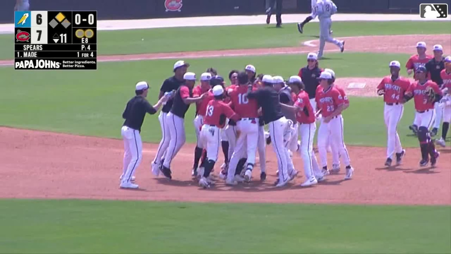 Jesús Made's walk-off single | 04/30/2025 | Mudcats