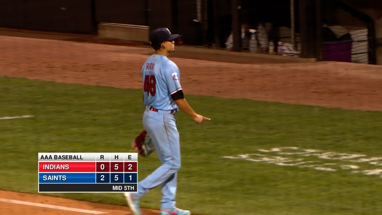 Marco Raya racks up four strikeouts over five innings | 09/21/2024 | Saints